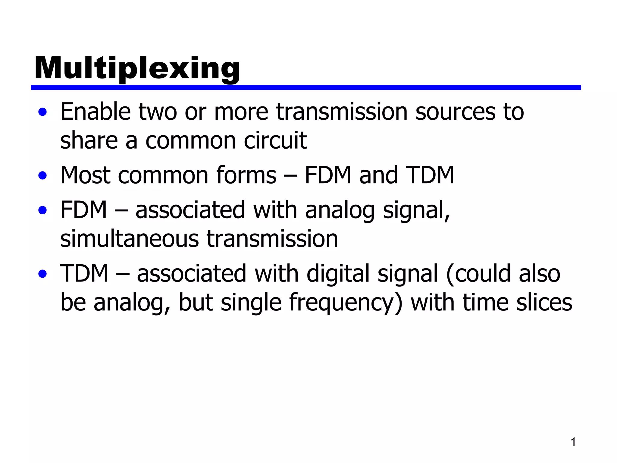 2 multiplexing | PPT