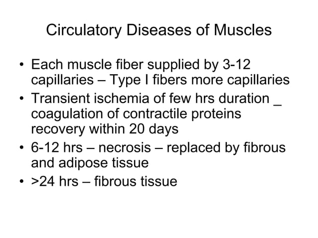 Veterinary Pathology of Muscular System | PPT