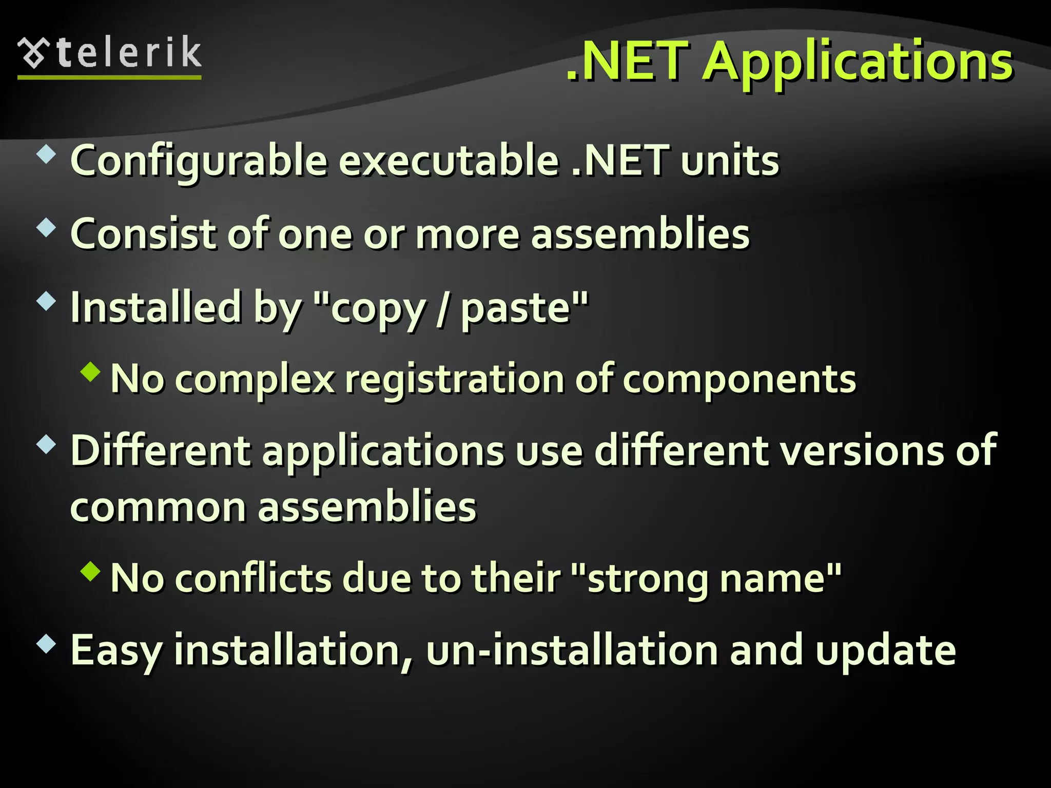 .NET Framework Overview | PPT | Operating Systems | Computer Software ...