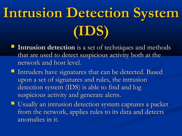 Network Intrusion Detection System Using Snort | PPT | Internet | Computing