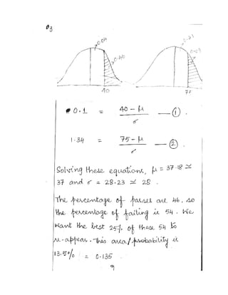 2 normal-distribution and sampling solutions | PDF