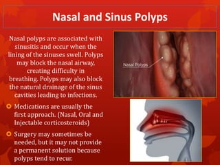 Nose and Sinus Disorders | PPTX
