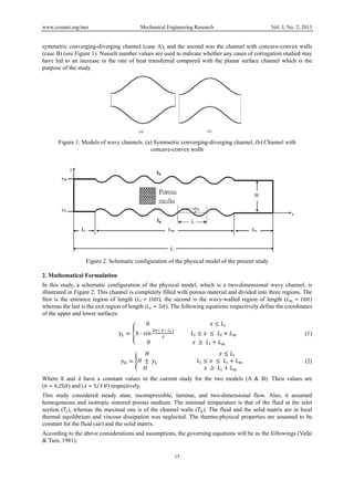 Numerical investigation of heat transfer and fluid flow characteristics ...