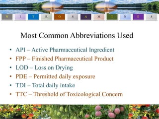 Impurity in Drug Substance & Product | PPT