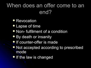 2.offer and acceptance | PPT