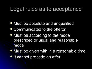 2.offer and acceptance | PPT