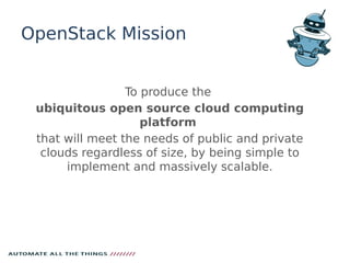 OWF13 - OpenStack3 birthday | PPT