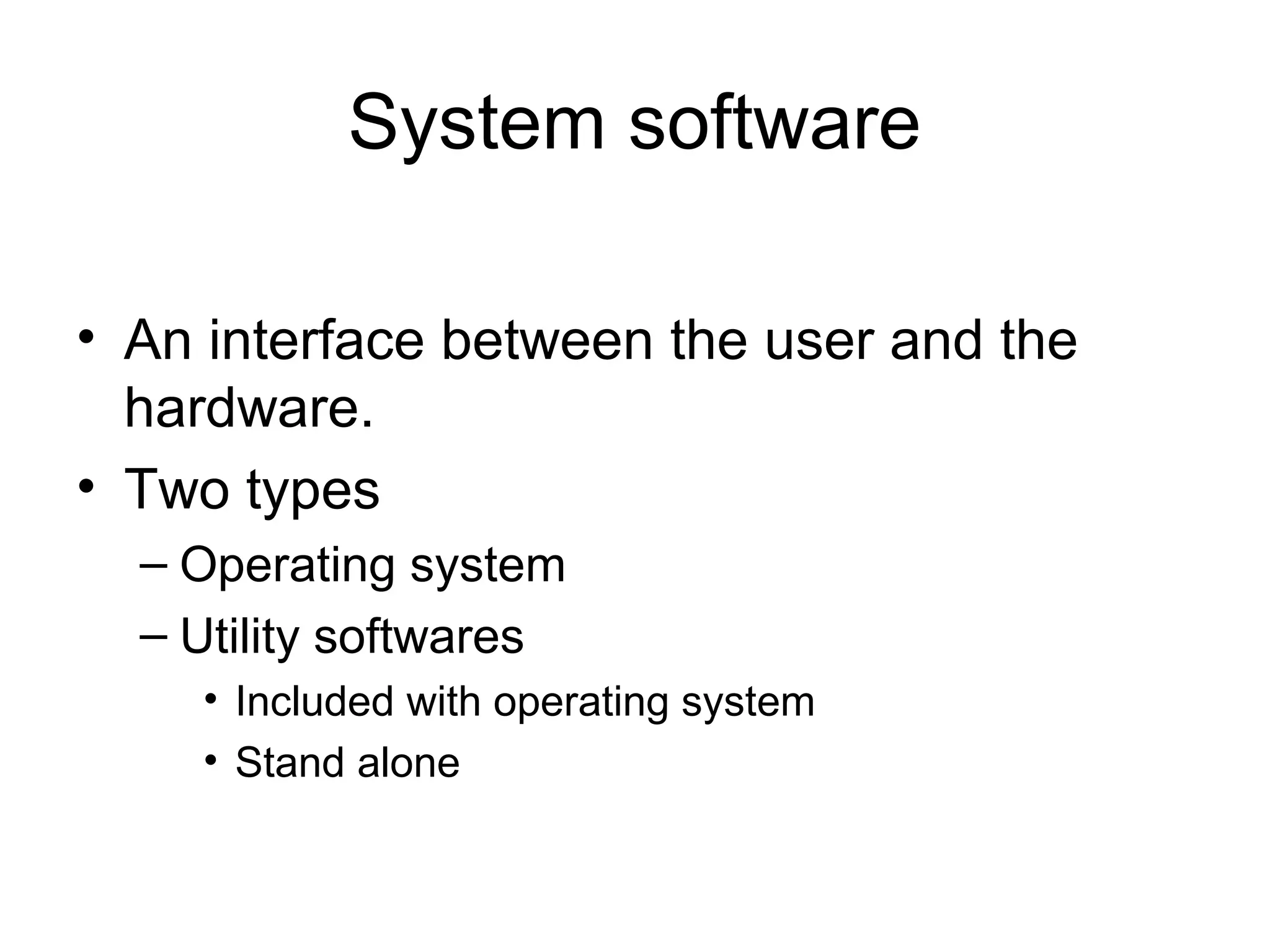 2 operating systems and utility softwares | PPT