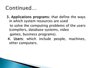 2 opreating system | PPTX | Operating Systems | Computer Software and ...