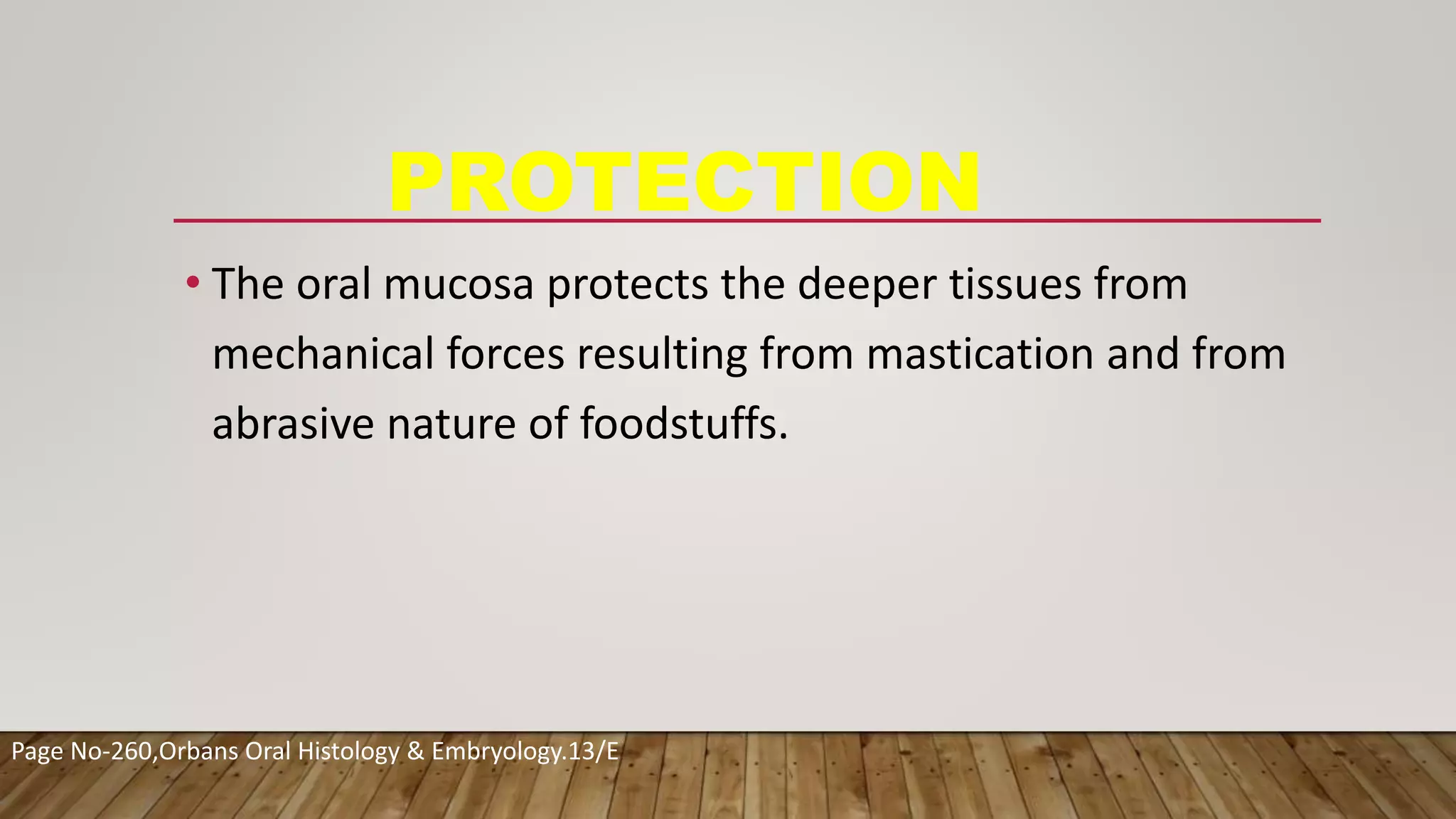 oral mucous membrane -DR Pooja | PPTX