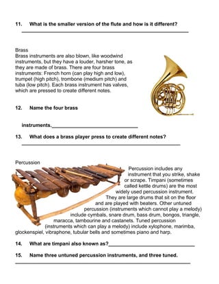 2 orchestra-reading-comprehension b | DOC