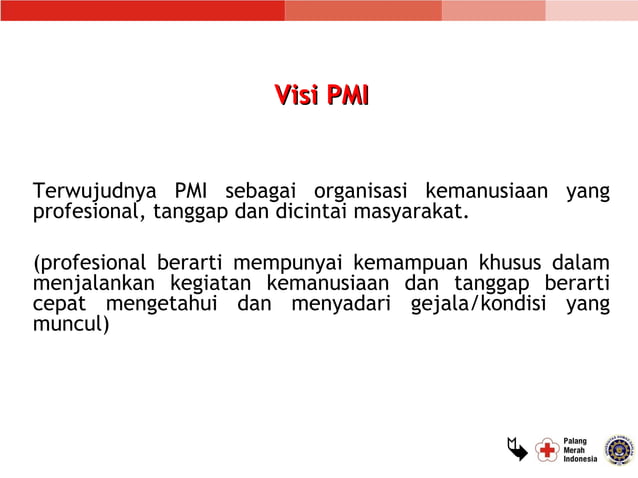 Organisasi PMI PPT (Materi PMR) | PPT