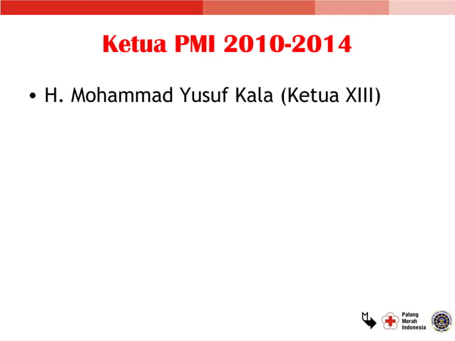 Organisasi PMI PPT (Materi PMR) | PPT