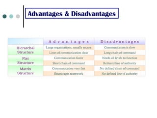 2 organisational structure of a businessa | PPT