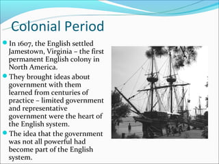 2.origins of american government | PPT
