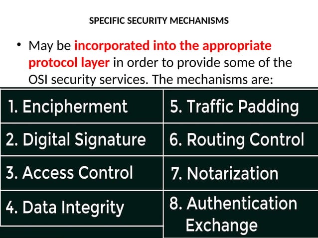 2-OSI SECURITY ARCHITECTURE F1-1.pptxhhhh | PPT
