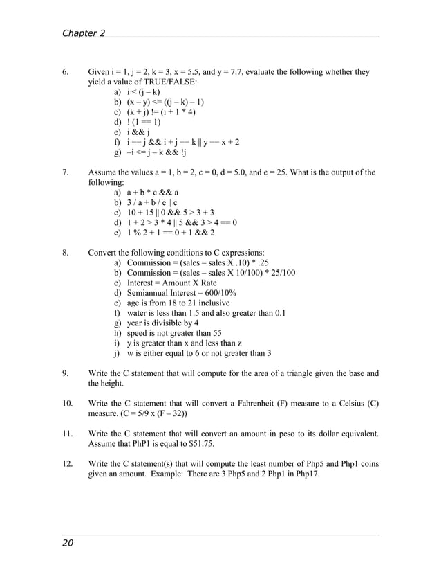 Overview of C Language | PDF