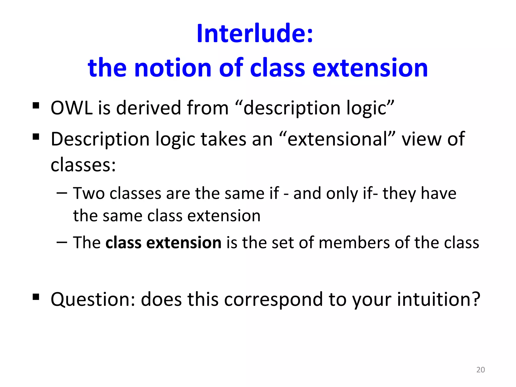 Ontology Engineering: representation in OWL | PPT