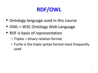 Ontology Engineering: representation in OWL | PPT