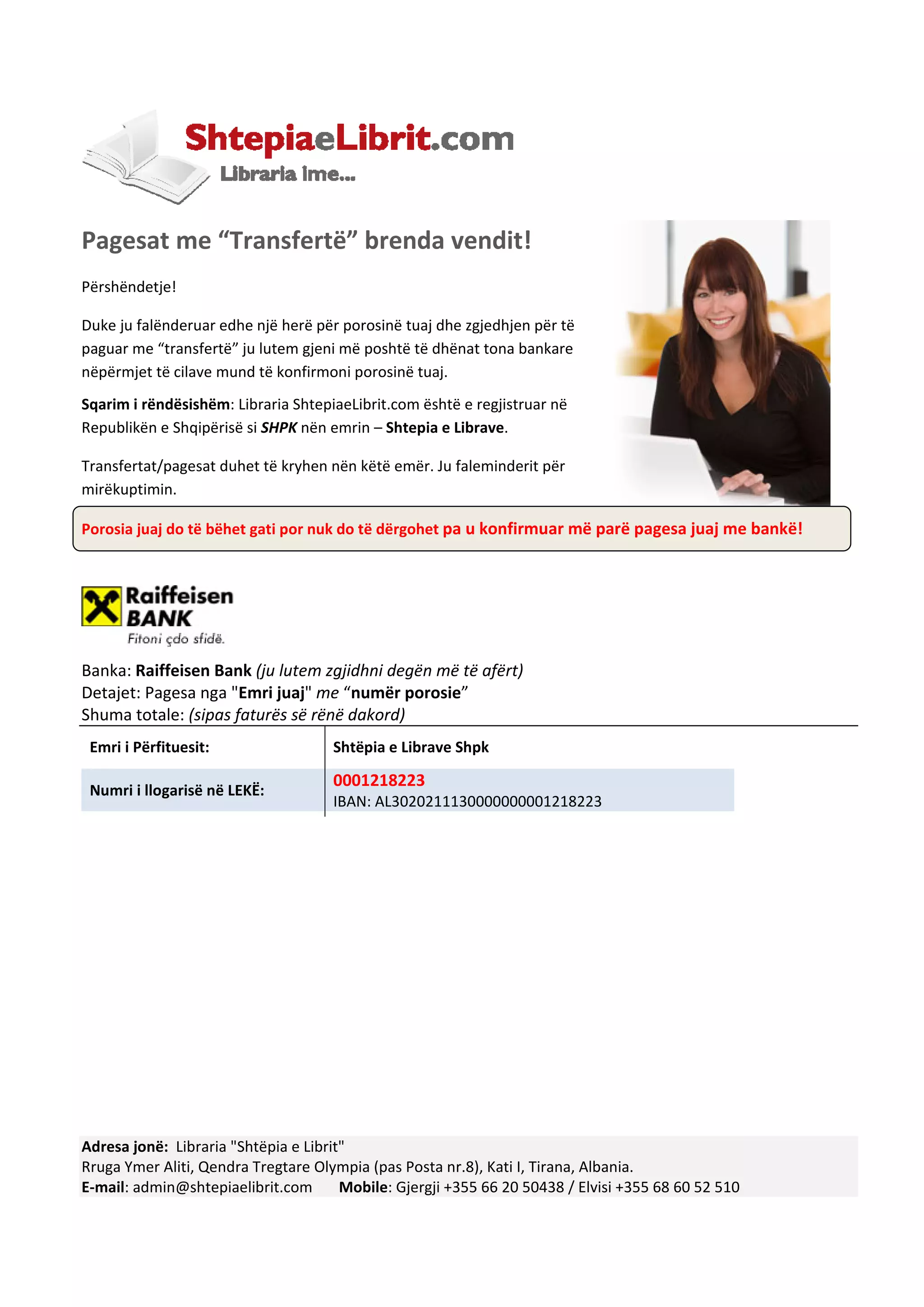 Pagesat me transferte brenda vendit | PDF