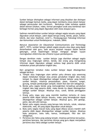 panduan pemgembangan bahan ajar | DOC