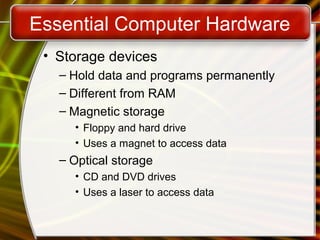 parts of computers | PPT