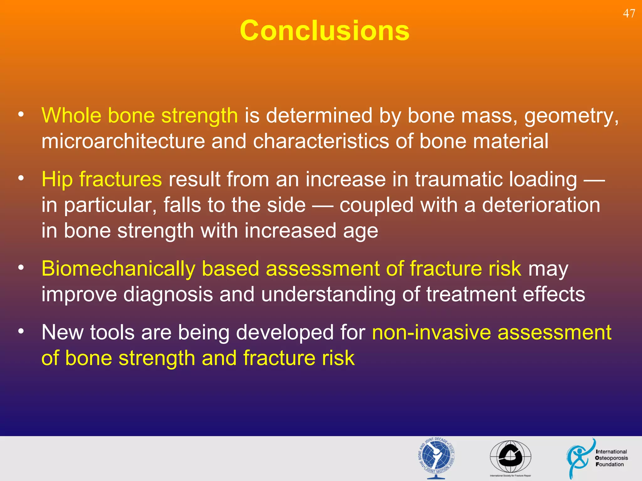 Fragility Fractures - Pathogenesis-Biomechanical View | PPT