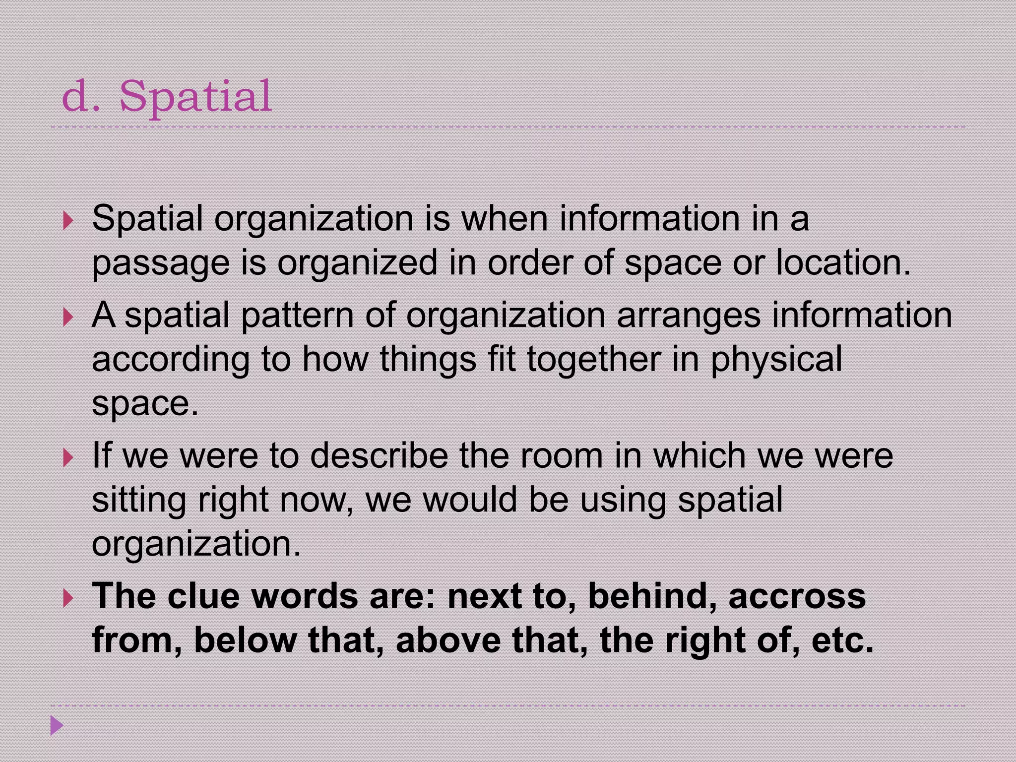 patterns of organization | PPTX