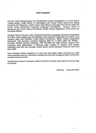 Pengoperasian dan Pemeliharaan Instalasi Pengolahan Air Limbah Rumah ...