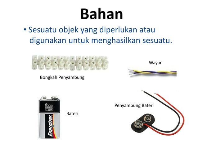 2. pemilihan alatan, bahan dan komponen | PPTX
