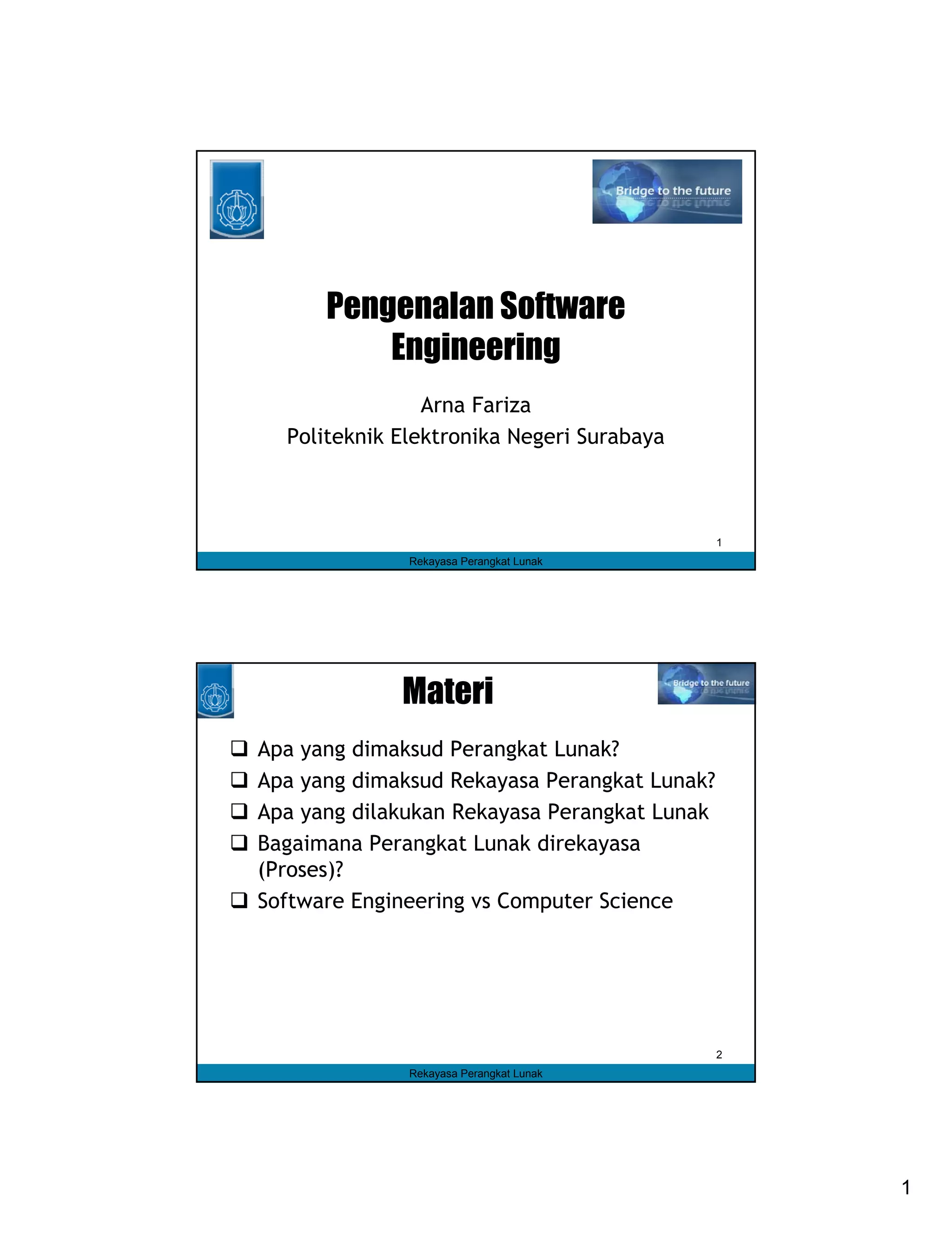 2. pengenalan software engineering | PDF