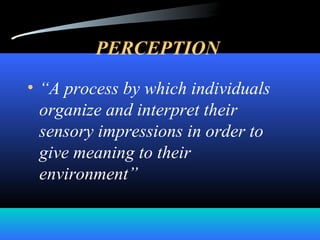 2. perception | PPT