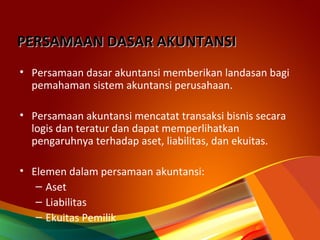 2 persamaan dasar akuntansi | PPT