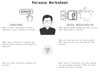 Persona Worksheet | PPT