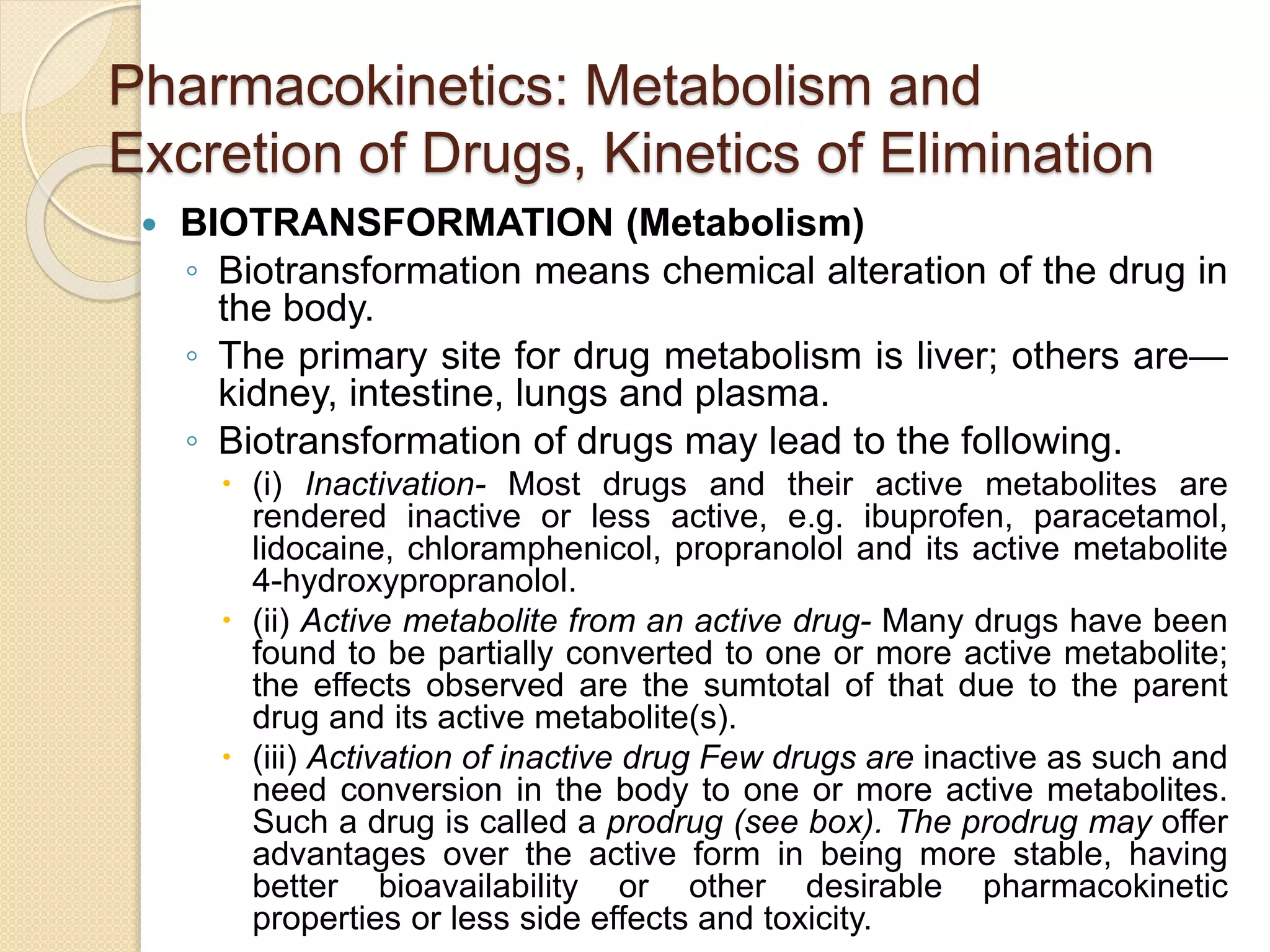 Pharmacokinetics | PPTX