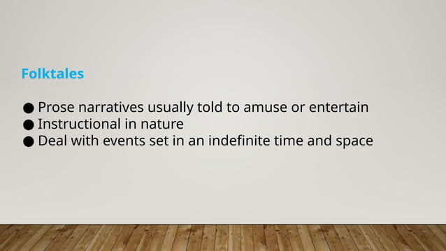 The Philippine Folk Narratives Literature | PPTX | Genealogy and ...