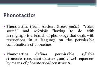 Introduction to Phonetics and Phonology | PPTX