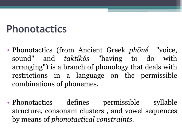 Introduction to Phonetics and Phonology | PPTX