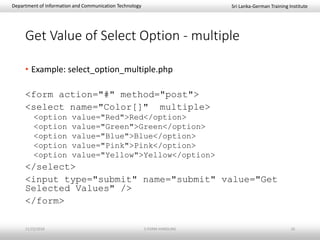 PHP Form Handling | PPTX