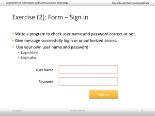 PHP Form Handling | PPTX