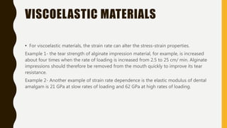 Physical properties of dental materials | PPTX