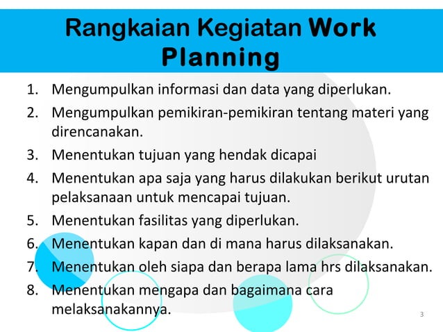 Planning and Schedulling "MANAGEMENT Skill" TRAINING | PPT