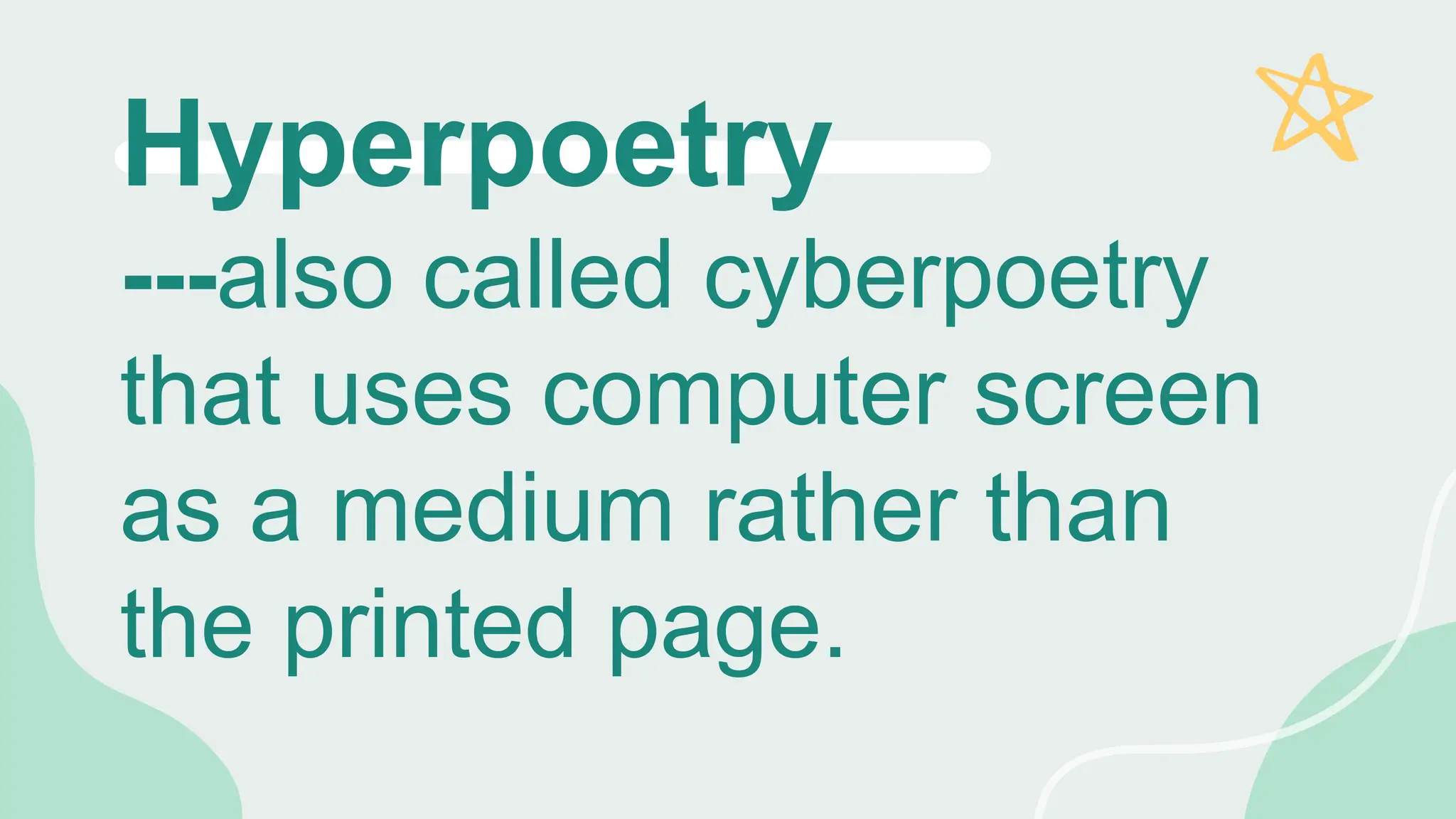 21st Century Literature-Poetry and Hyperpoetry .pptx