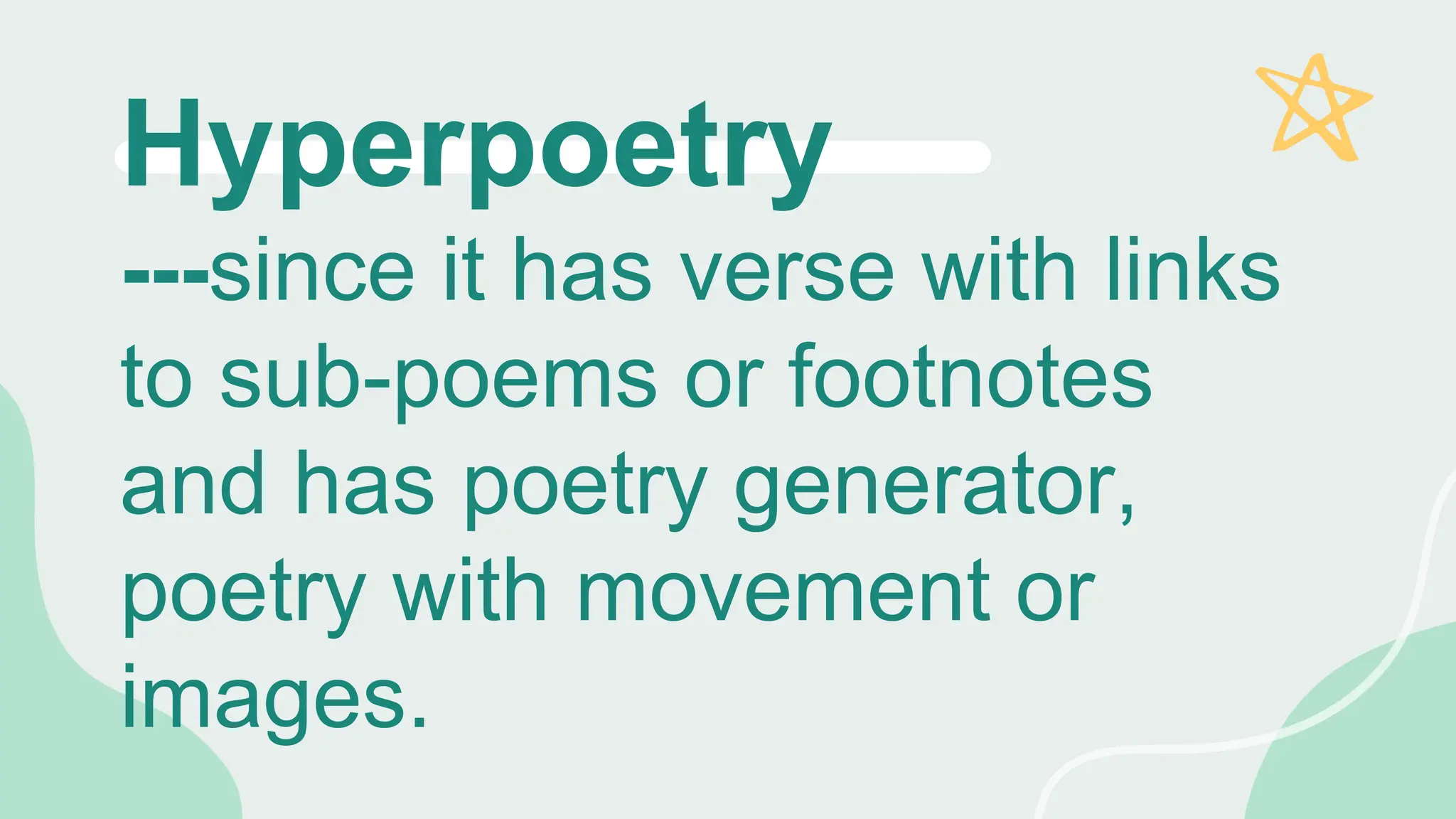 21st Century Literature-Poetry and Hyperpoetry .pptx
