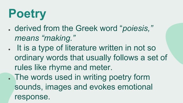 21st Century Literature-Poetry and Hyperpoetry .pptx | Poetry | Books ...