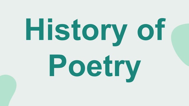 21st Century Literature-Poetry and Hyperpoetry .pptx | Poetry | Books ...