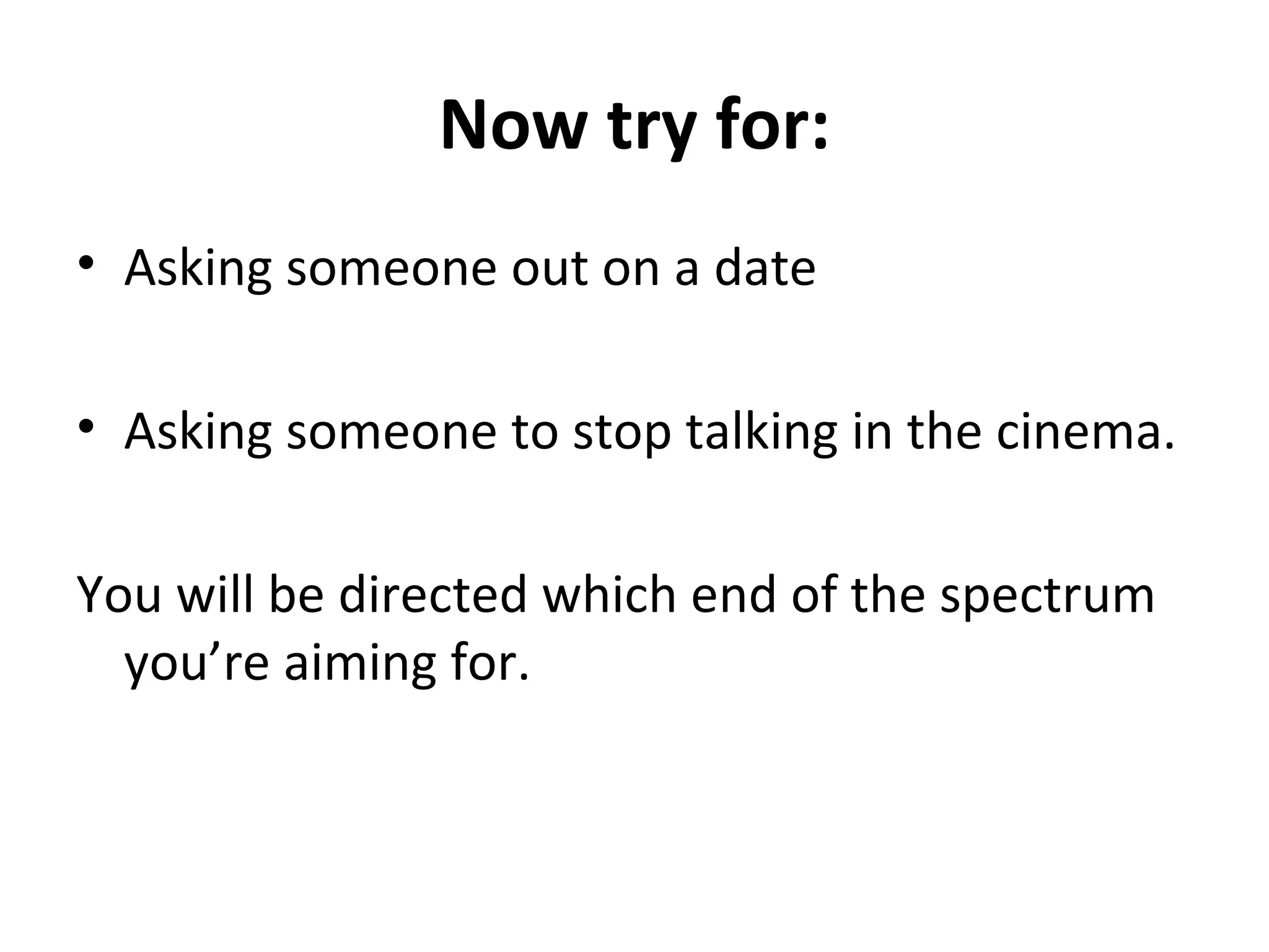 2 politeness scale | PPT | Bars & Restaurants | Attractions