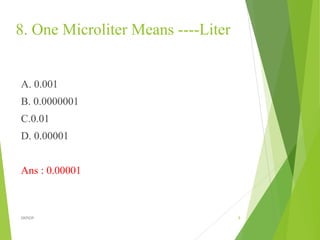 Posology - MCQ'S with answer | PPTX