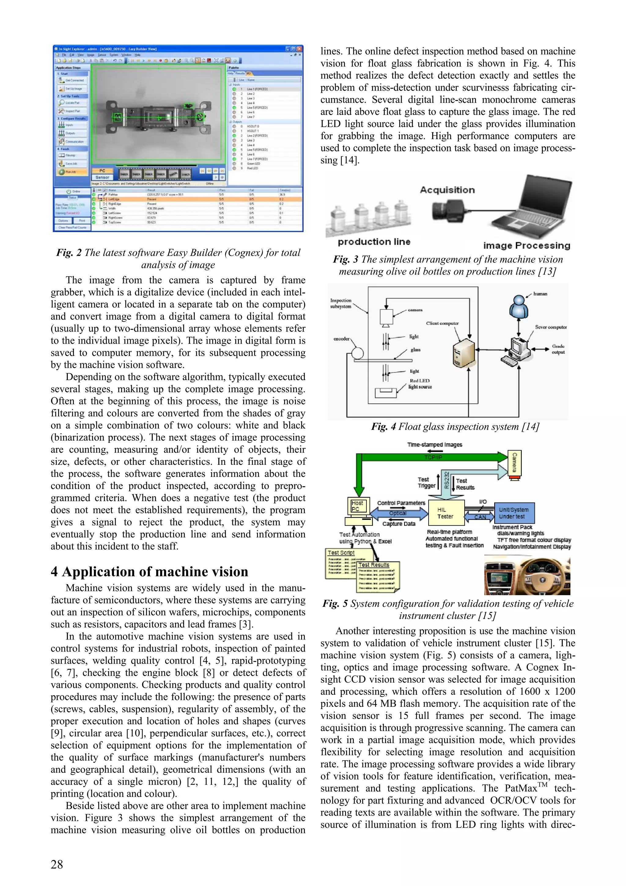 APPLICATIONS OF MACHINE VISION | PDF | Photo Editing Software ...