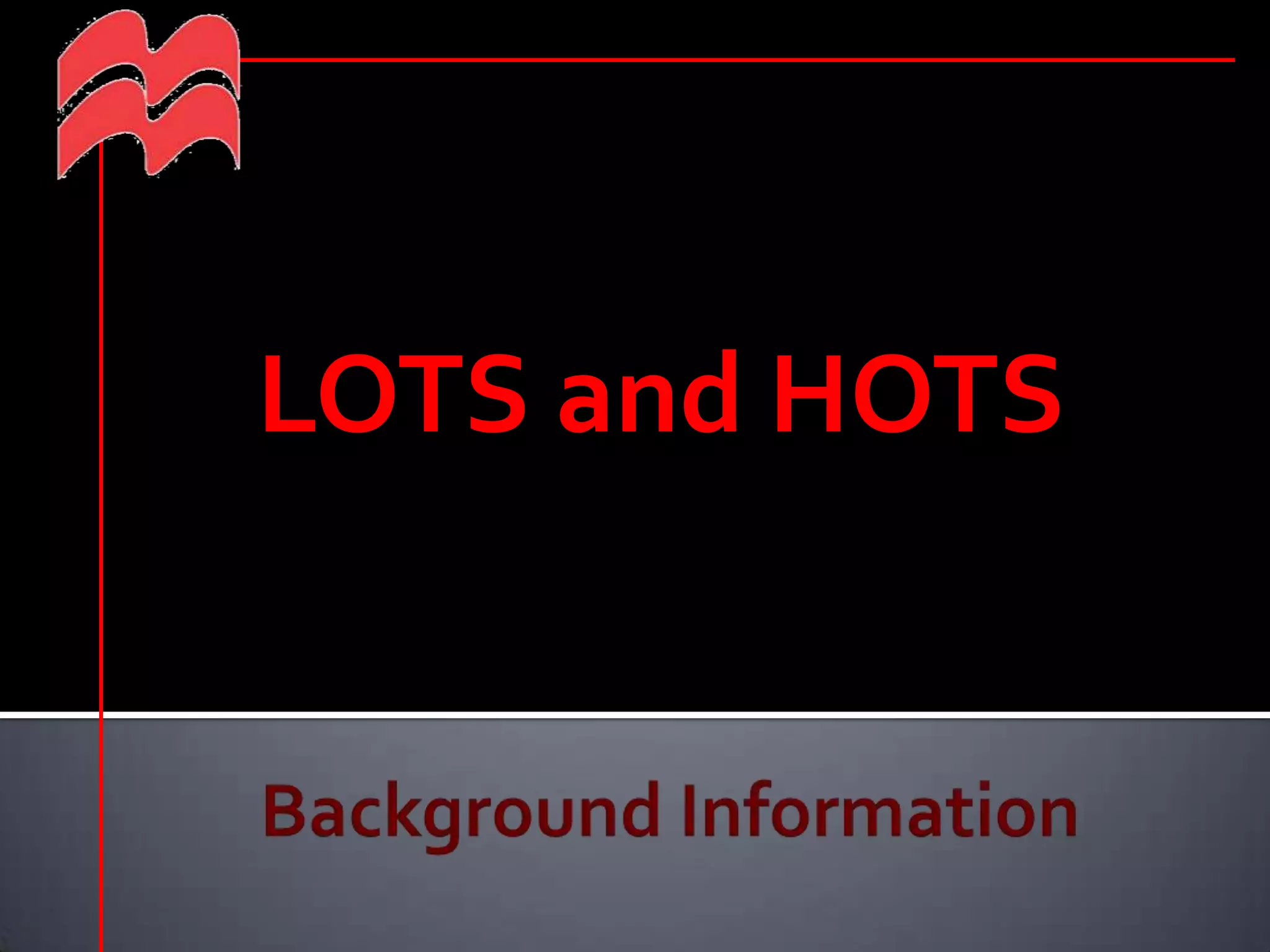 2. ppt lots hots | PPTX